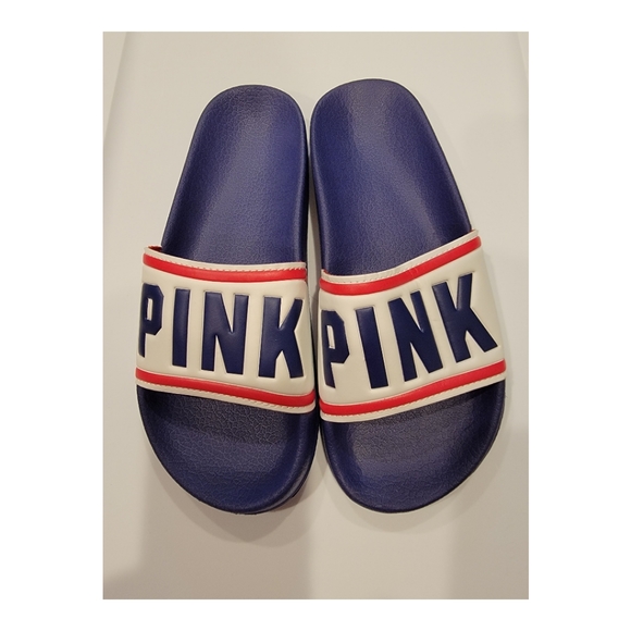 PINK Victoria's Secret | Shoes | Nwot Vs Pink Slides Large | Poshmark